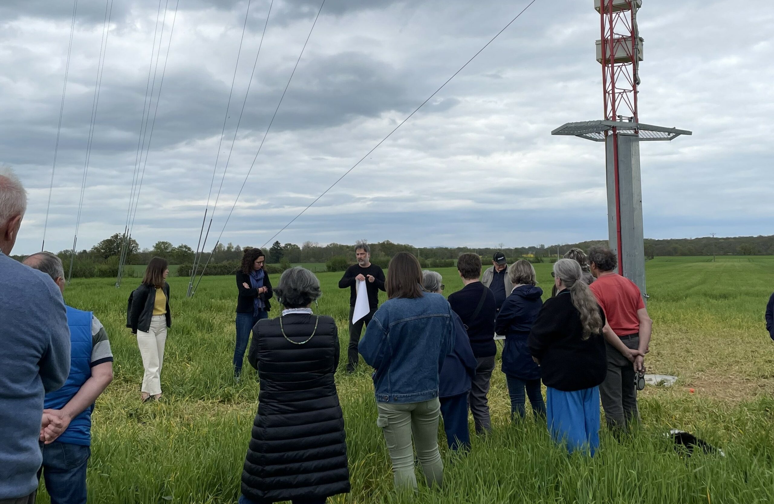 Le compte-rendu de la visite du mât de mesure est disponible ! - Projet éolien de Lucenay-lès-Aix