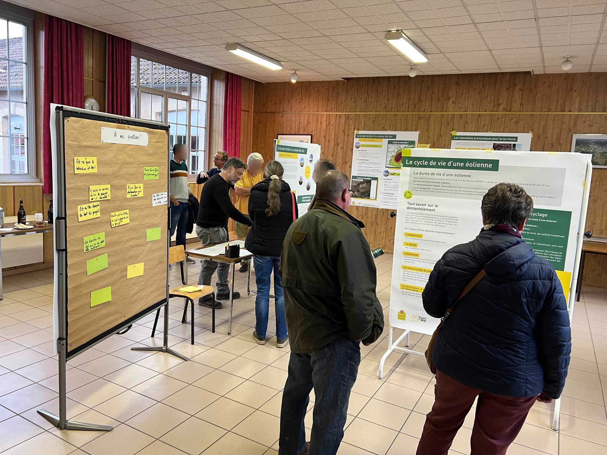 Merci d'être venus aux forums du 21 & 22 février 2024 ! - Projet éolien de Lucenay-lès-Aix